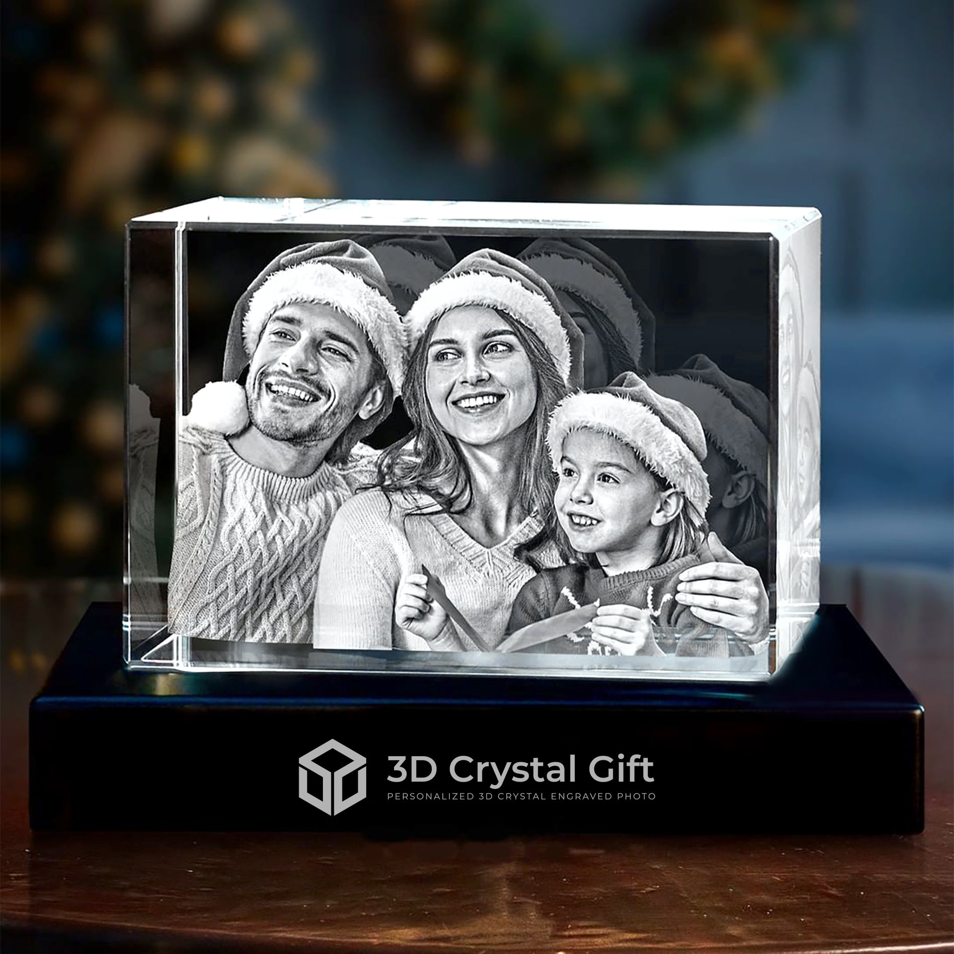 3D Crystal Photo Landscape | Laser-Etched Picture Gift – 3D Crystal Gift