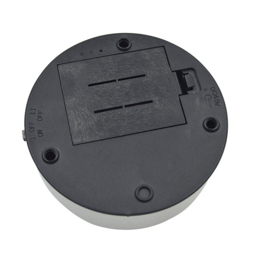 Round LED Light Base with Optional Rotation – 3D Crystal Gift